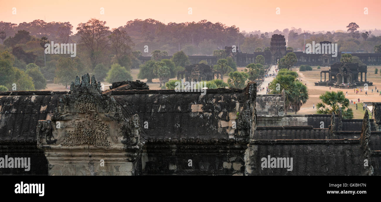 Water View of Angkor Wat Stock Photo - Alamy