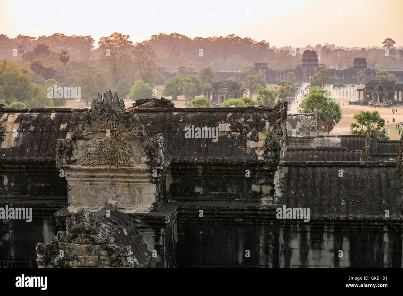 Water View of Angkor Wat Stock Photo - Alamy