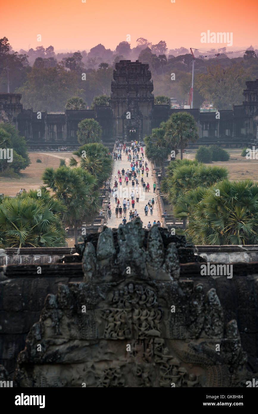 Water View of Angkor Wat Stock Photo - Alamy
