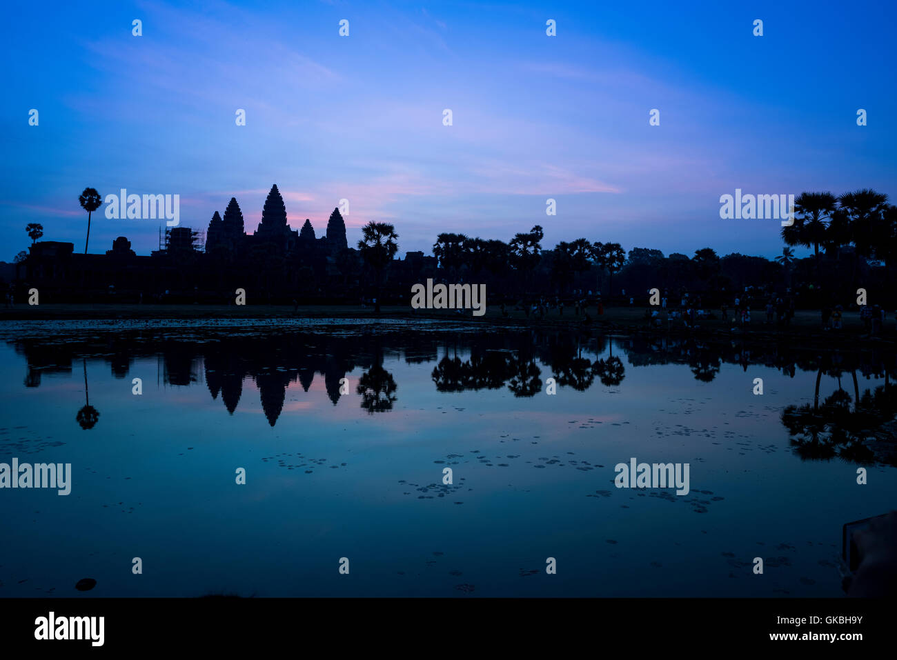 Water View of Angkor Wat Stock Photo - Alamy