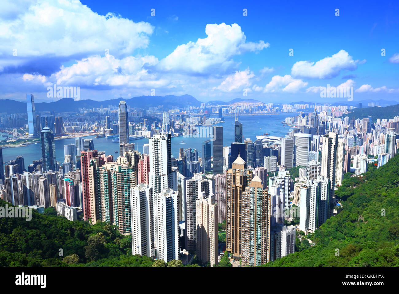 blue tower office Stock Photo - Alamy