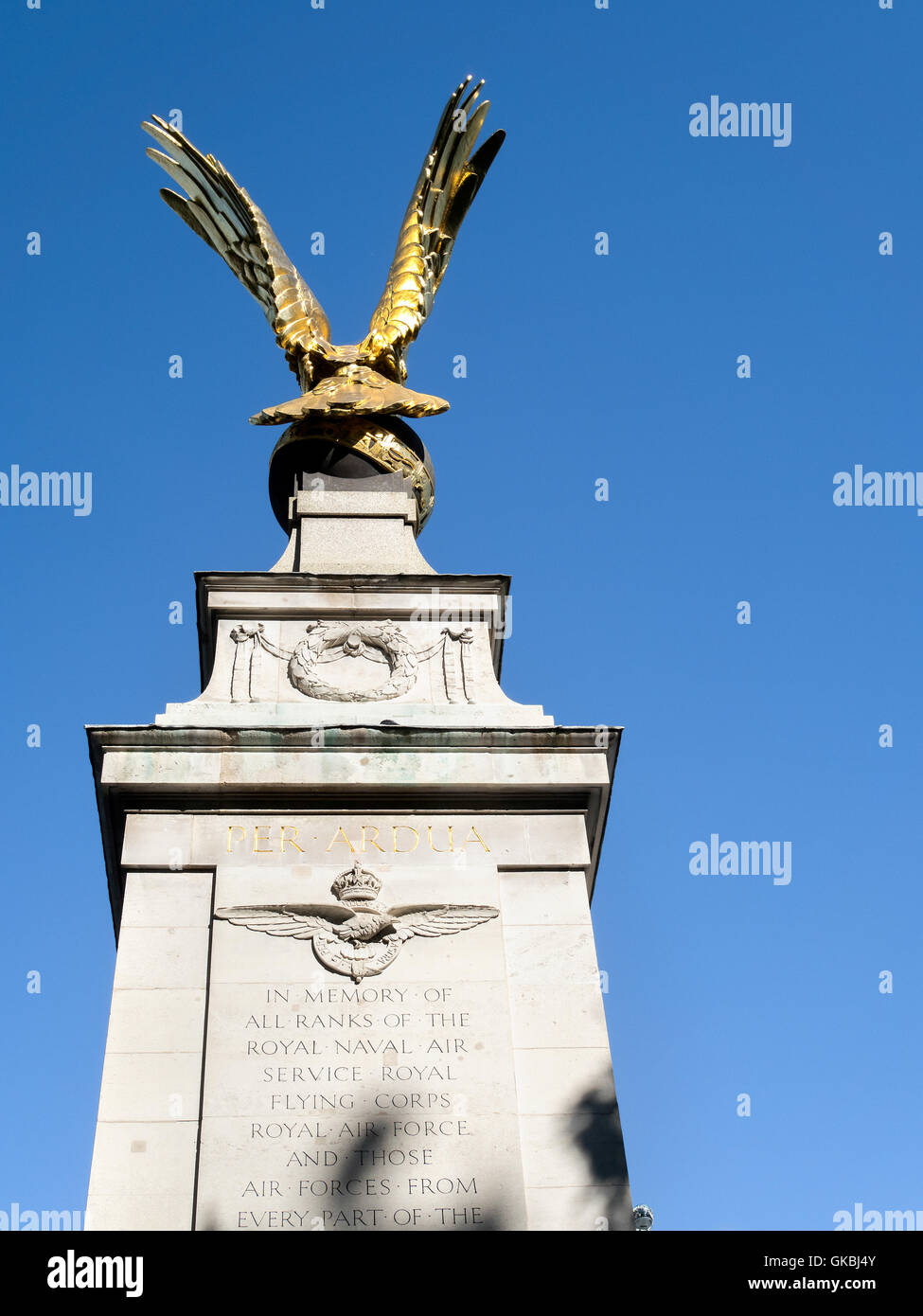 View of the RAF Memorial in London Stock Photo - Alamy