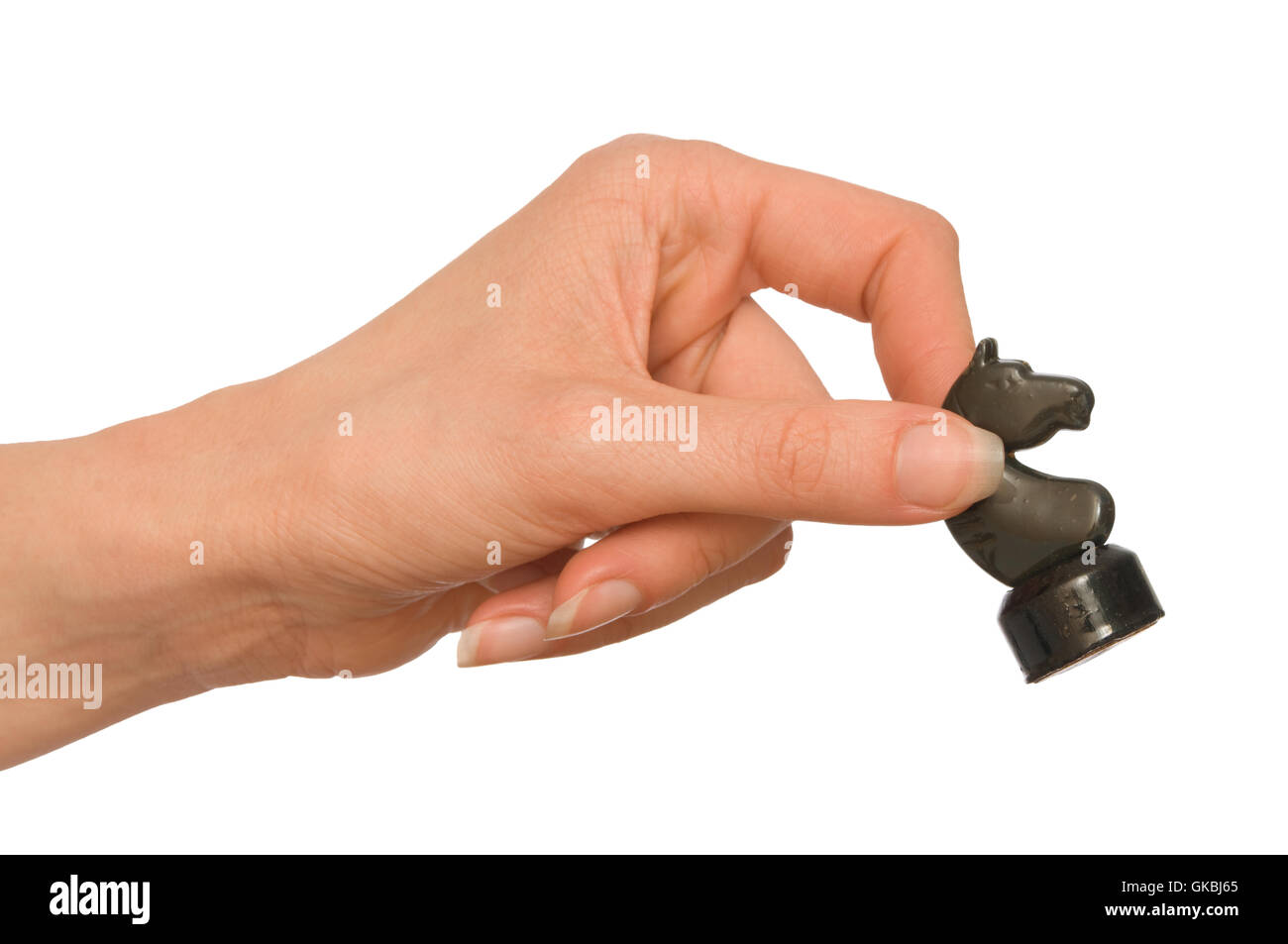 Hand strategy wood knight hi-res stock photography and images - Alamy