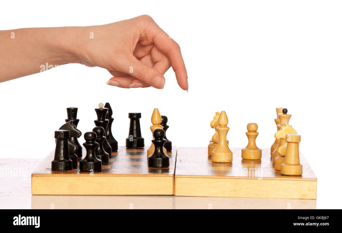 hand strategy wood Stock Photo - Alamy