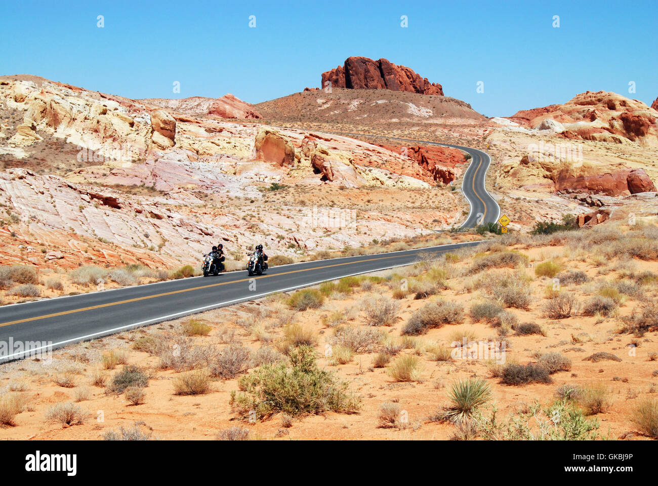 desert wasteland motorcyclist Stock Photo - Alamy