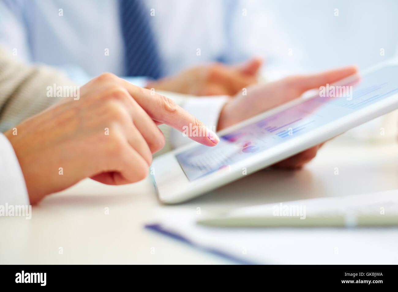 hand PC computers Stock Photo - Alamy