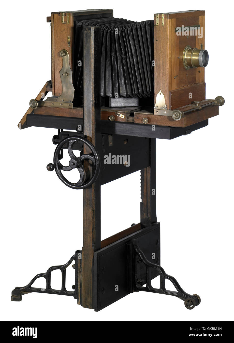 nostalgic wooden camera Stock Photo - Alamy