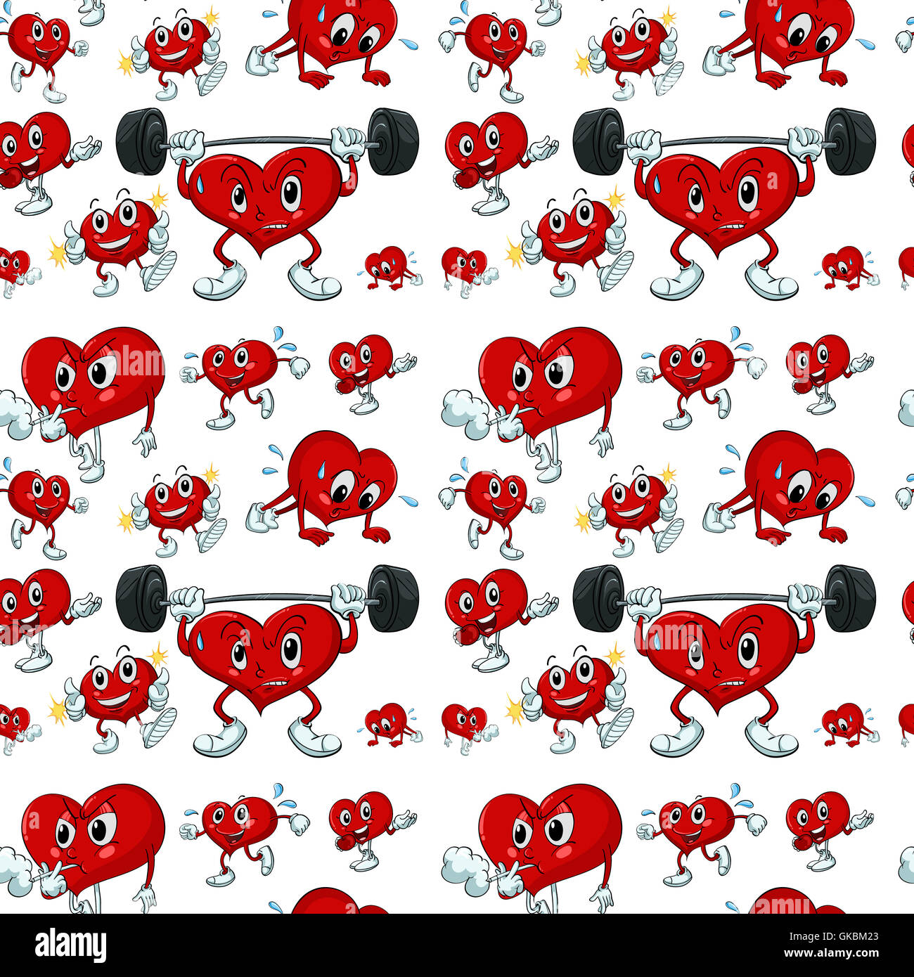 Red face cartoon running hi-res stock photography and images - Alamy