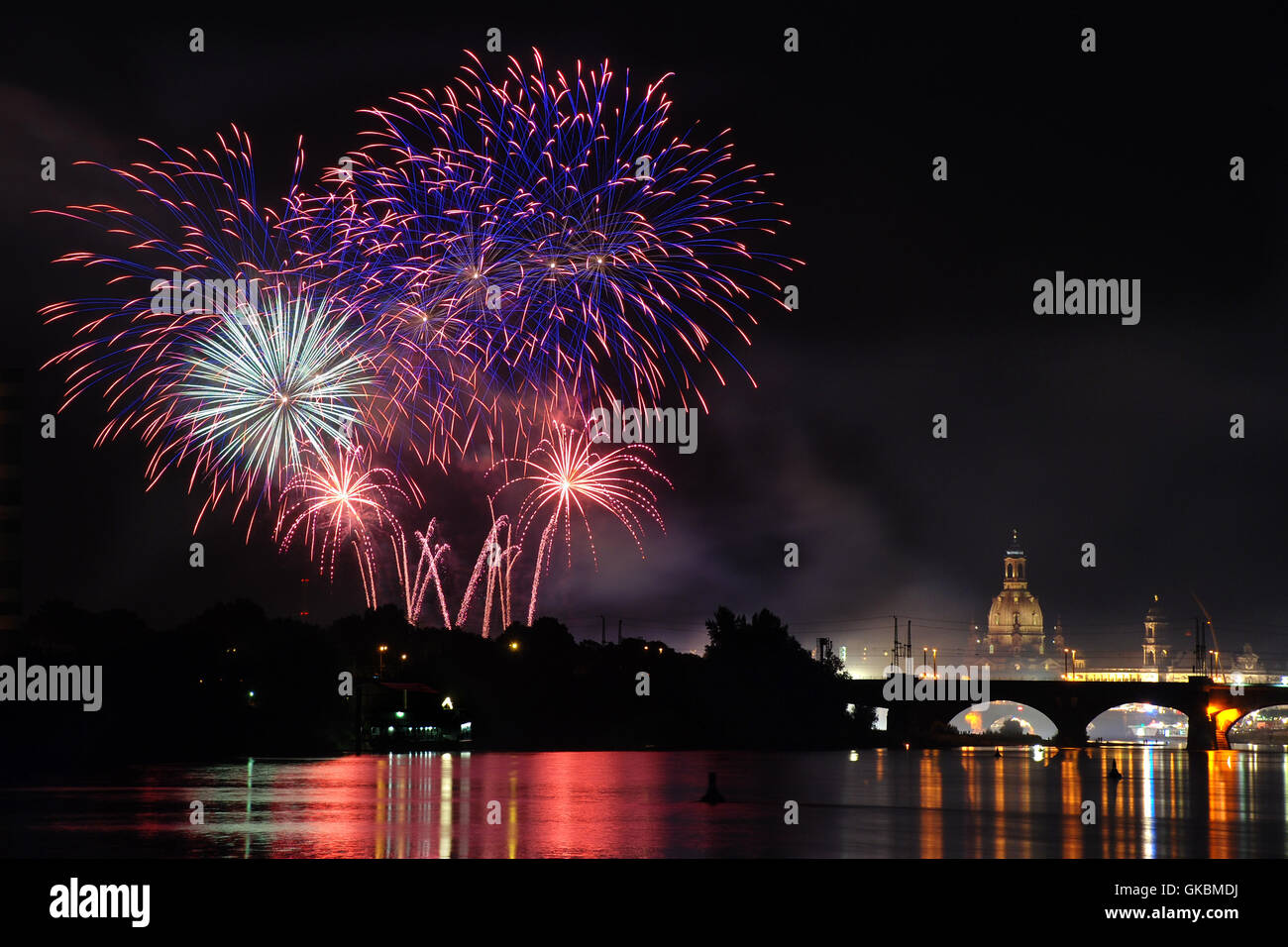 night photograph coloured colourful Stock Photo - Alamy
