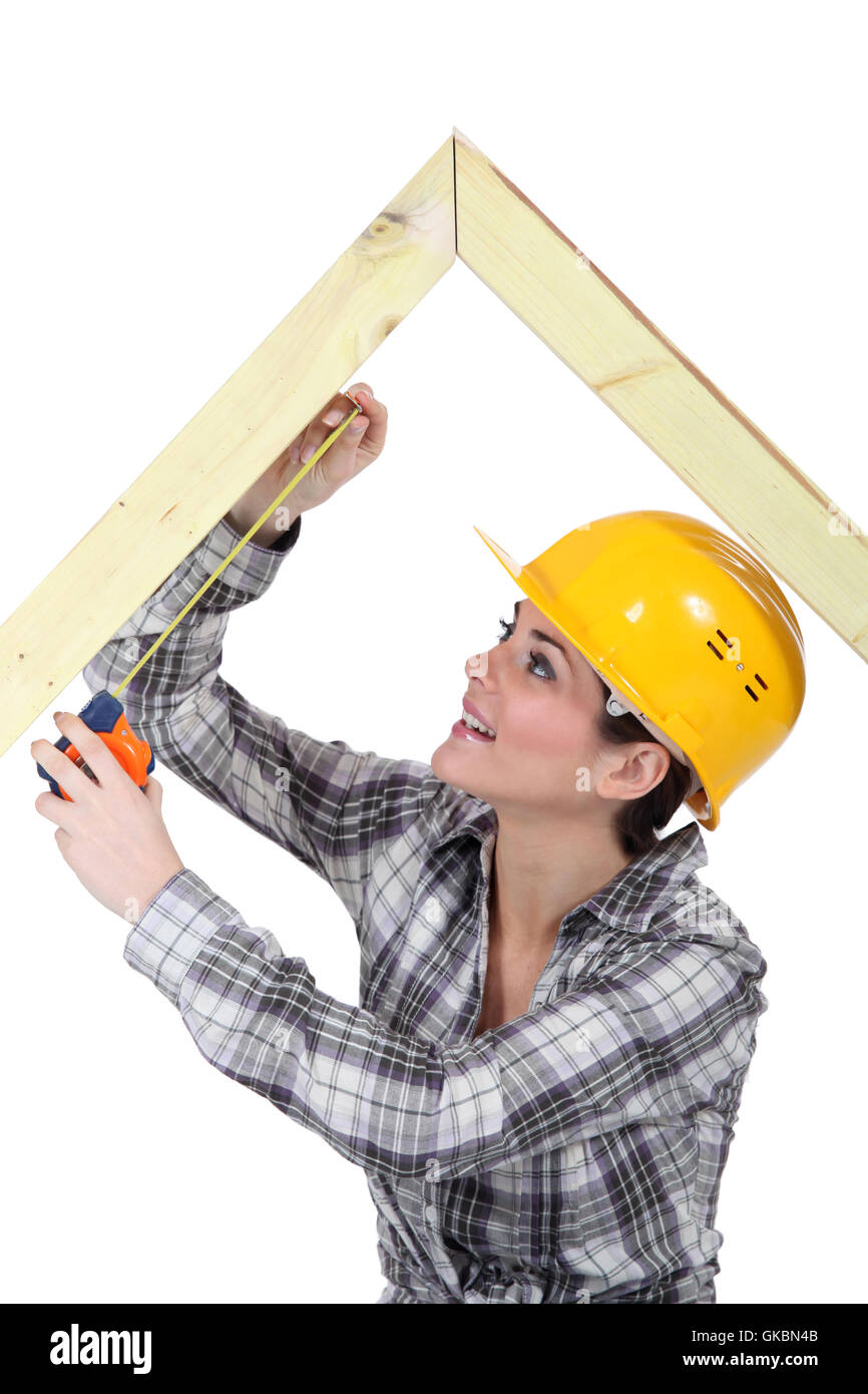 desk style of construction architecture Stock Photo - Alamy