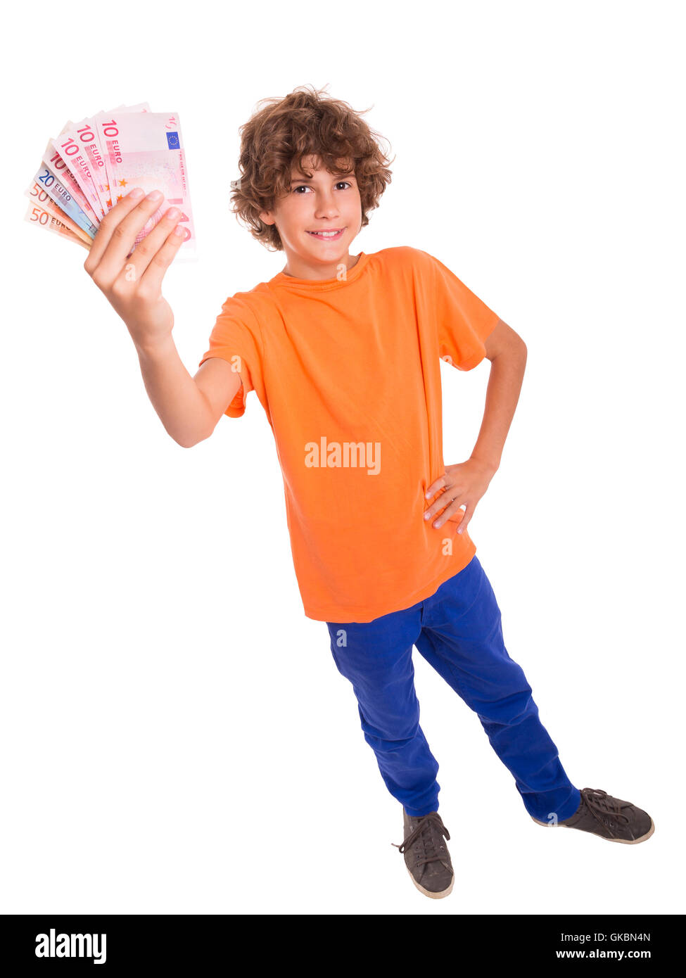 Boy bank note Cut Out Stock Images & Pictures - Alamy
