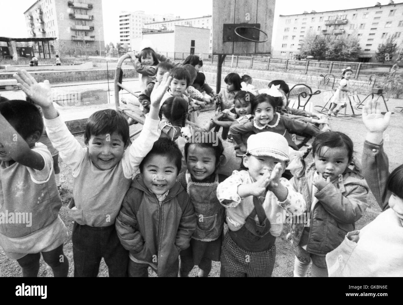 "Faces of Mongolia under communist rule in September 1982" - children ...
