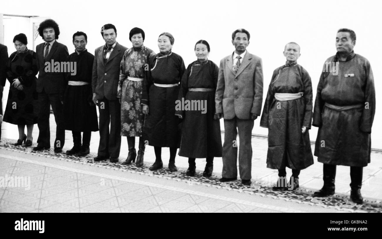"Faces of Mongolia under communist rule in September 1982" - wedding ...