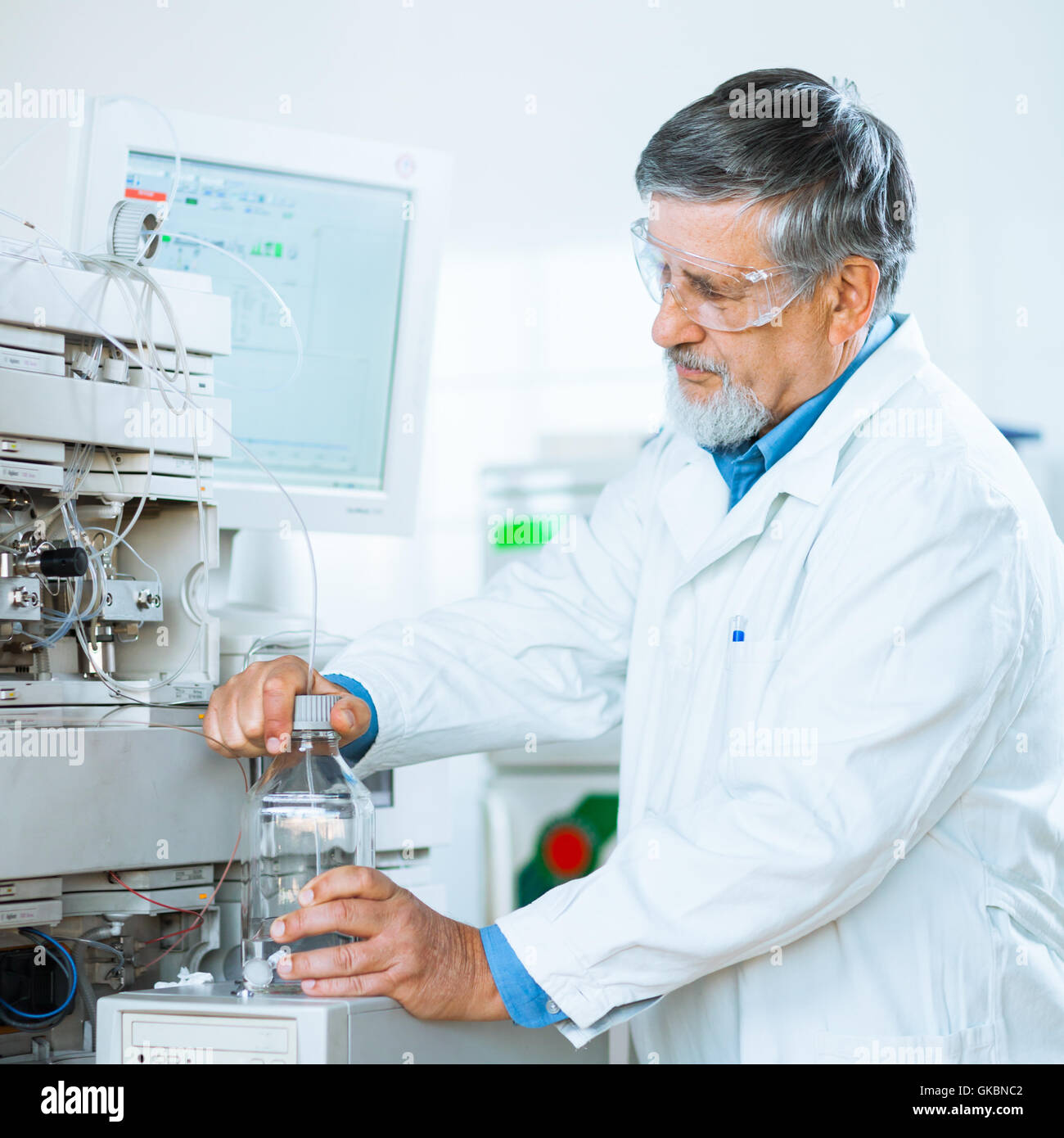 experiment science research Stock Photo - Alamy