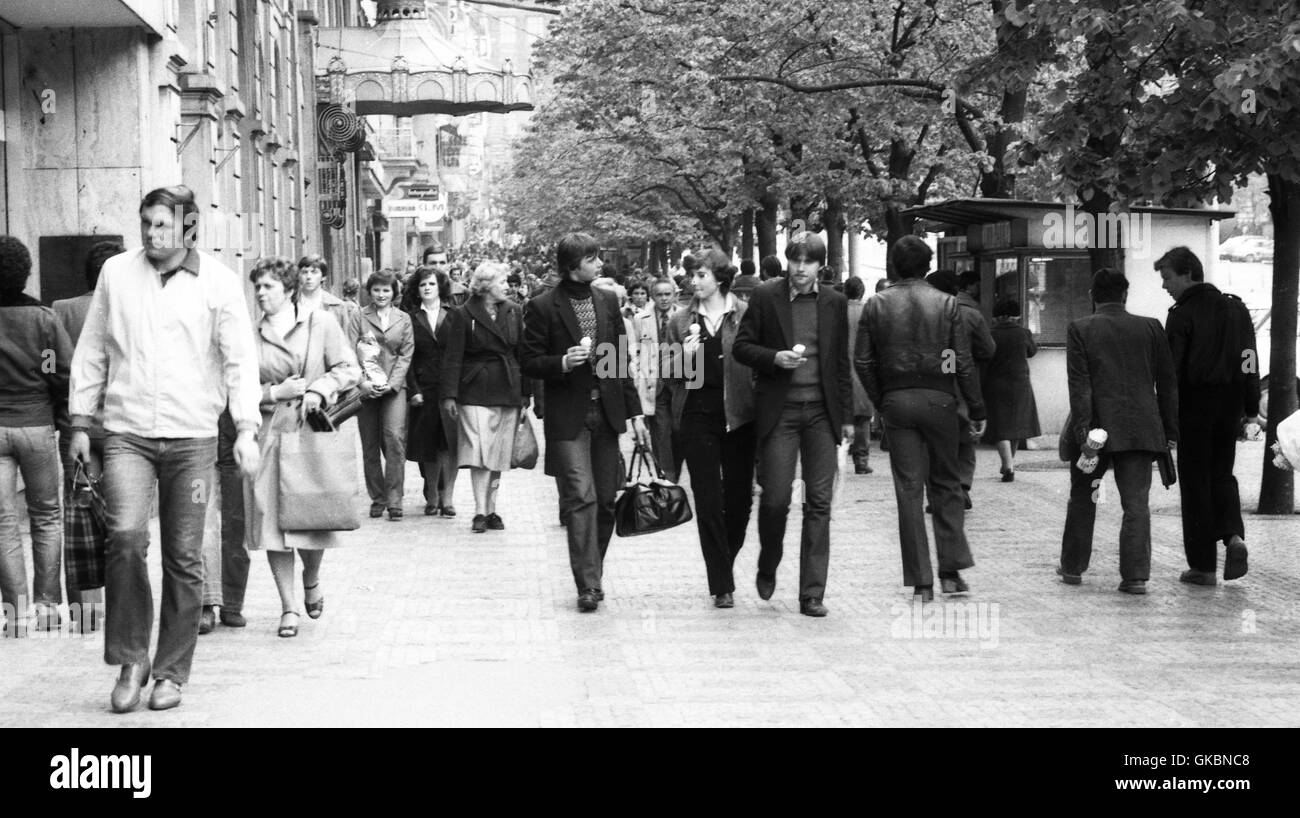 Life in a country under Communist rule. Prague on 1 May 1981 | usage ...
