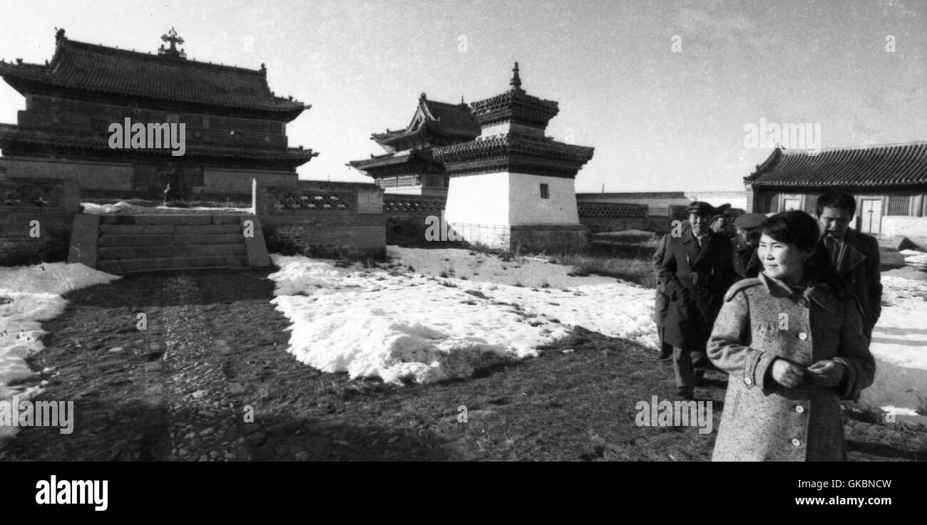 "Faces of Mongolia under communist rule in September 1982" - Monastery ...