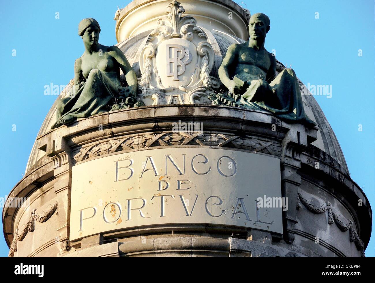 Artistically created helm roof with the name and stylized acronym of ...