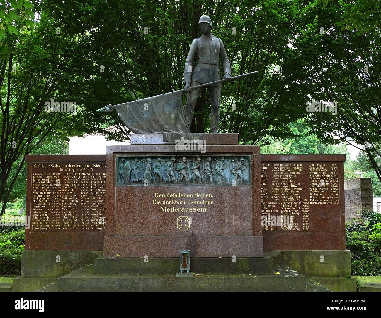 Memorial Monument of dead german Soldiers World War second in ...