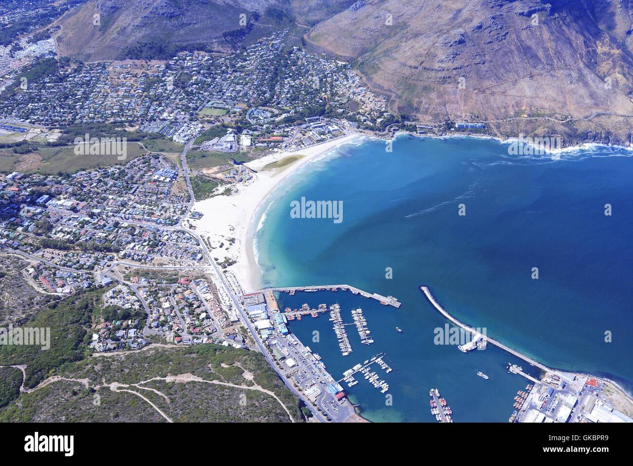 Aerial view of Hout Bay - March 2016 | usage worldwide Stock Photo - Alamy