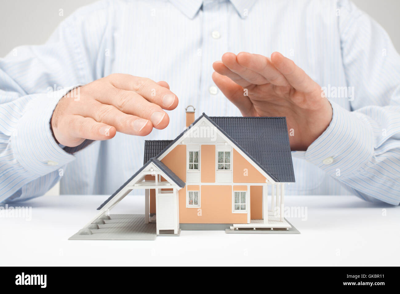 house building model Stock Photo - Alamy