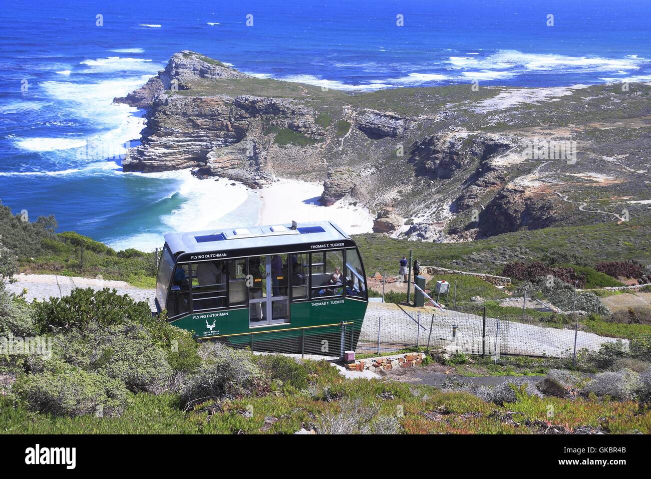 The Flying Dutchman Funicular at the Cape of Good Hope near Capetown ...