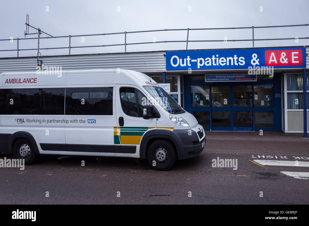 NHS general hospital at Kettering, England Stock Photo - Alamy