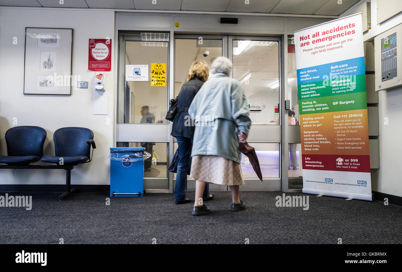 NHS general hospital at Kettering, England Stock Photo - Alamy