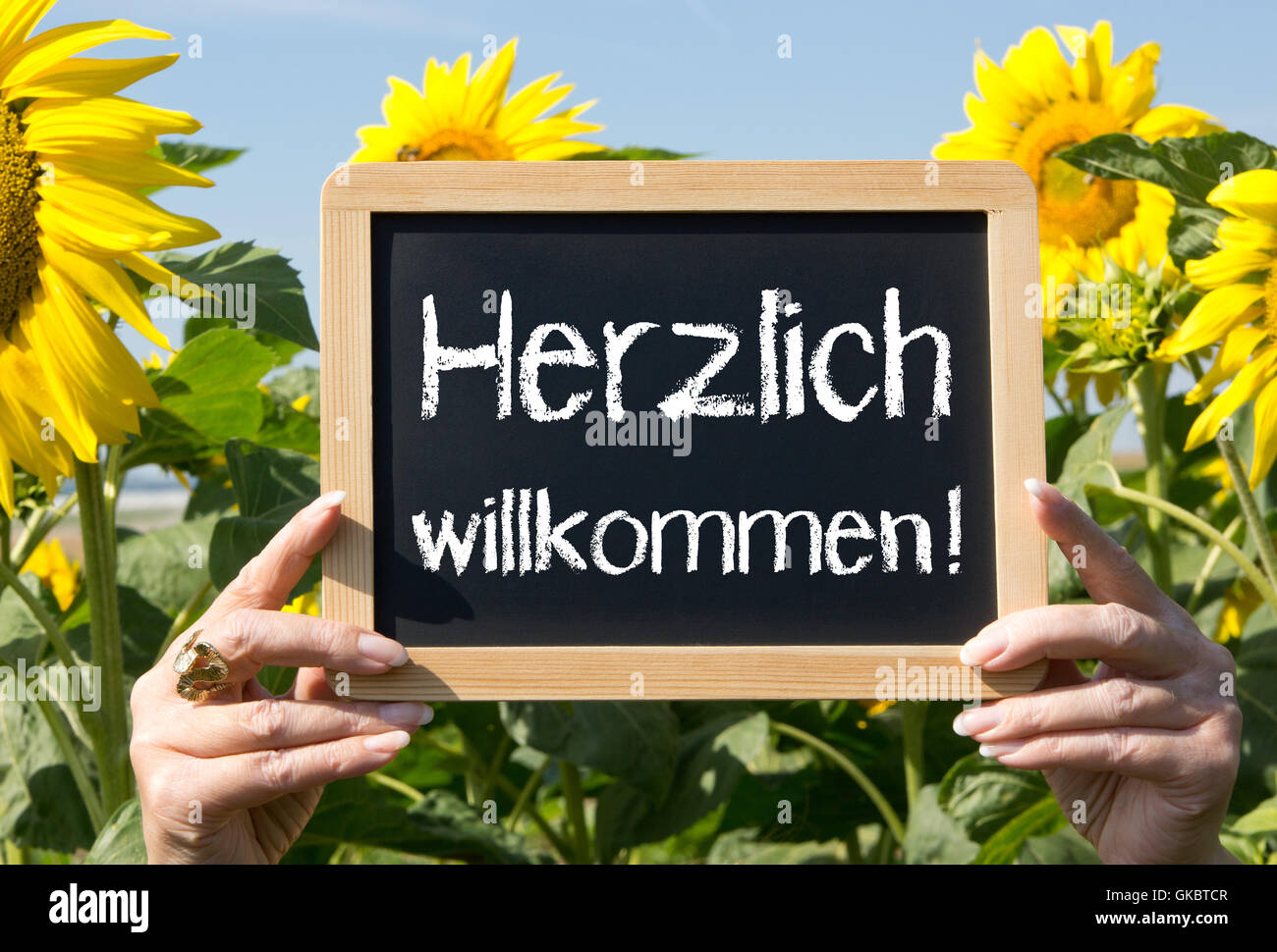 warm welcome ! Stock Photo - Alamy