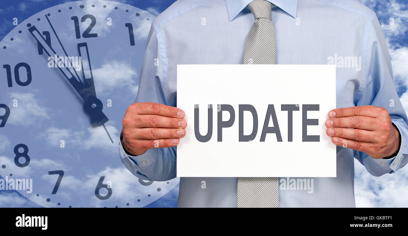 Update data hi-res stock photography and images - Alamy