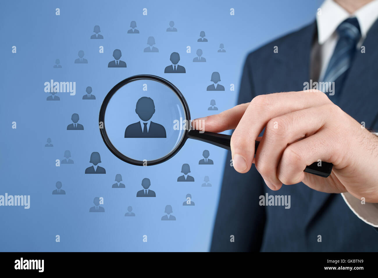 blue career staffer Stock Photo - Alamy