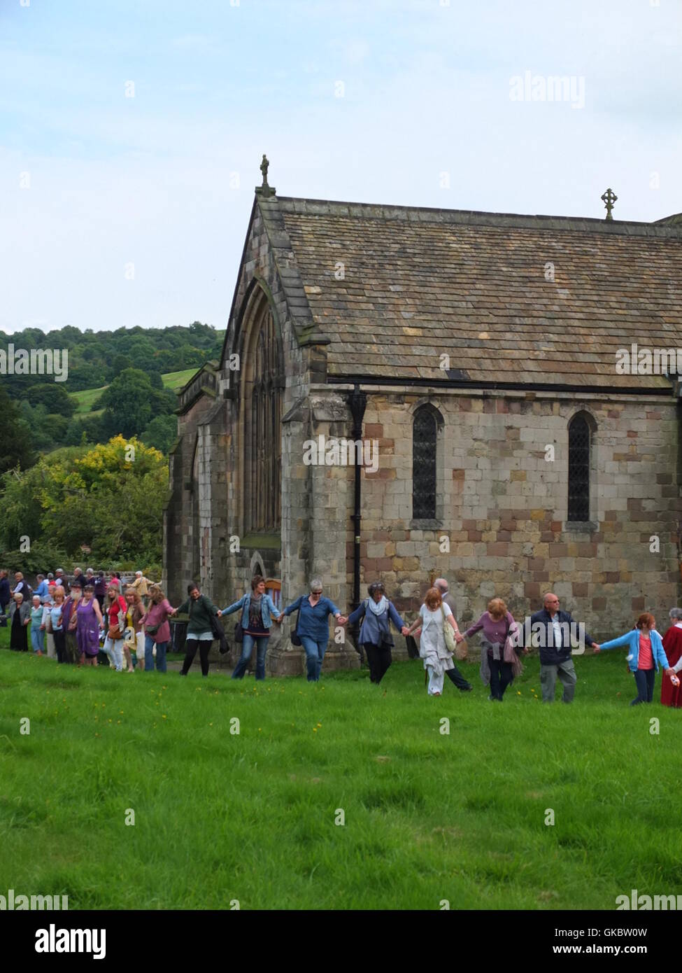 Clypping (or 'Clipping') the Church at Wirksworth, Derbyshire ...