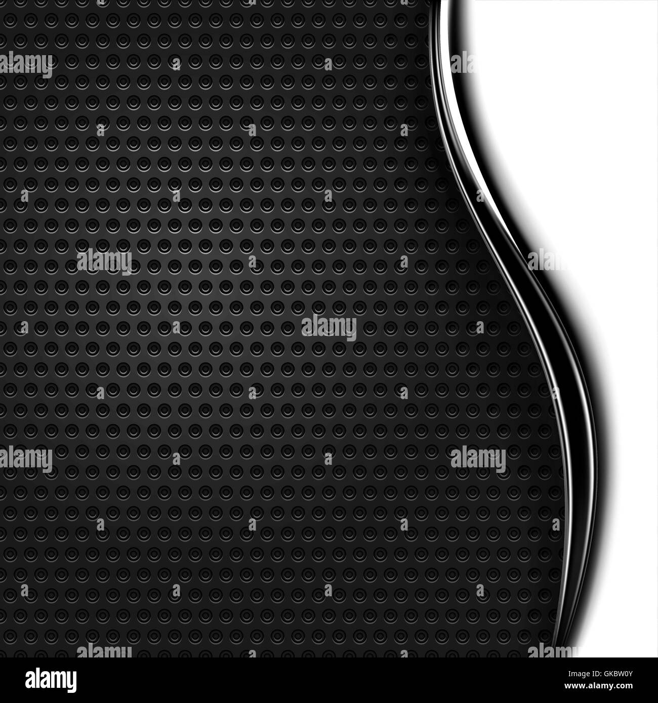 Metal texture perforated. Variant 03 - right. Black, white background ...