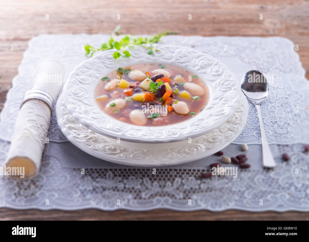 Plain chicken soup hi-res stock photography and images - Alamy