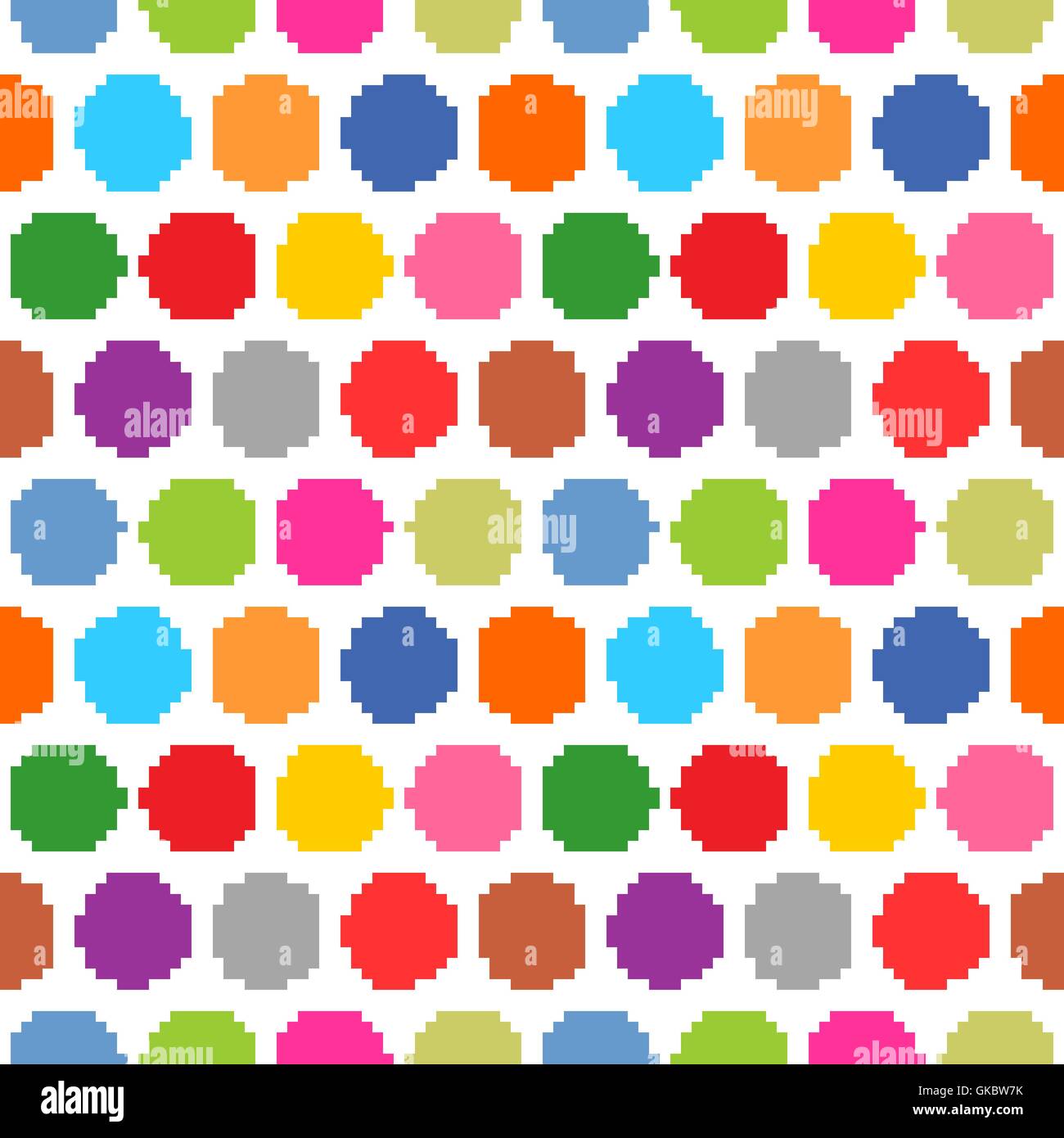 Vintage Blue Polka Dot Background