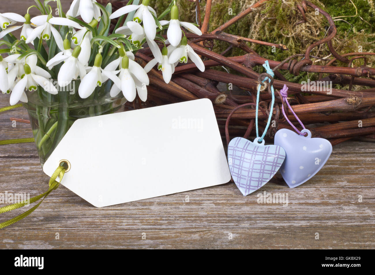 Snowdrop heart hi-res stock photography and images - Alamy