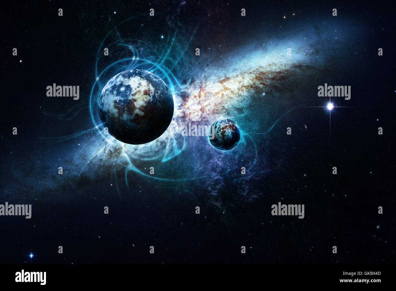 universe cosmos galaxy Stock Photo - Alamy