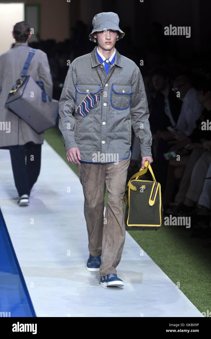 Milan Fashion Week Men's S/S 2017 - Fendi - Catwalk Where: Milan, Italy ...