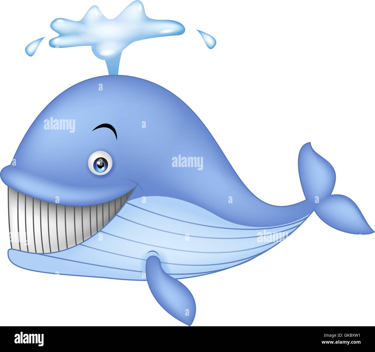Funny cartoon illustration big fish hi-res stock photography and images ...