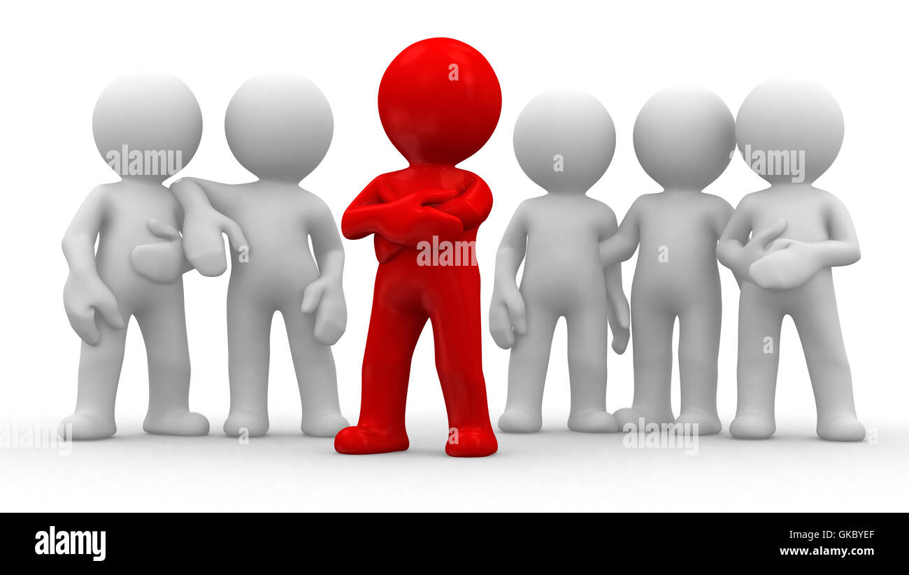 human human being leader Stock Photo - Alamy