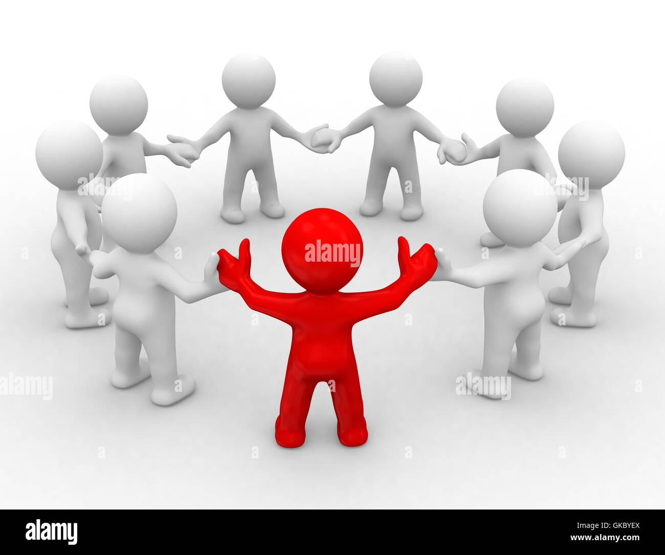 human human being leader Stock Photo - Alamy