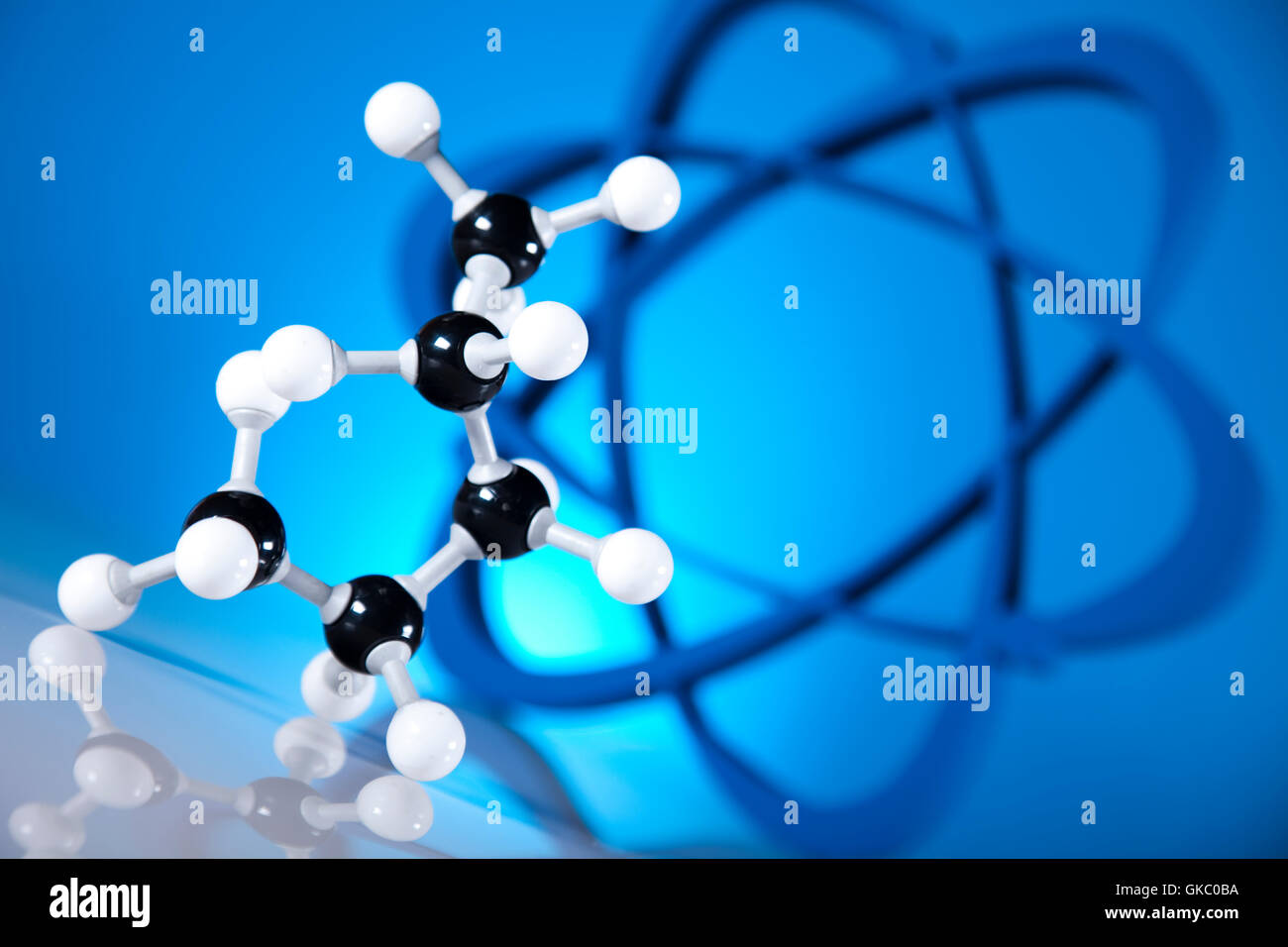 experiment atom laboratory Stock Photo - Alamy
