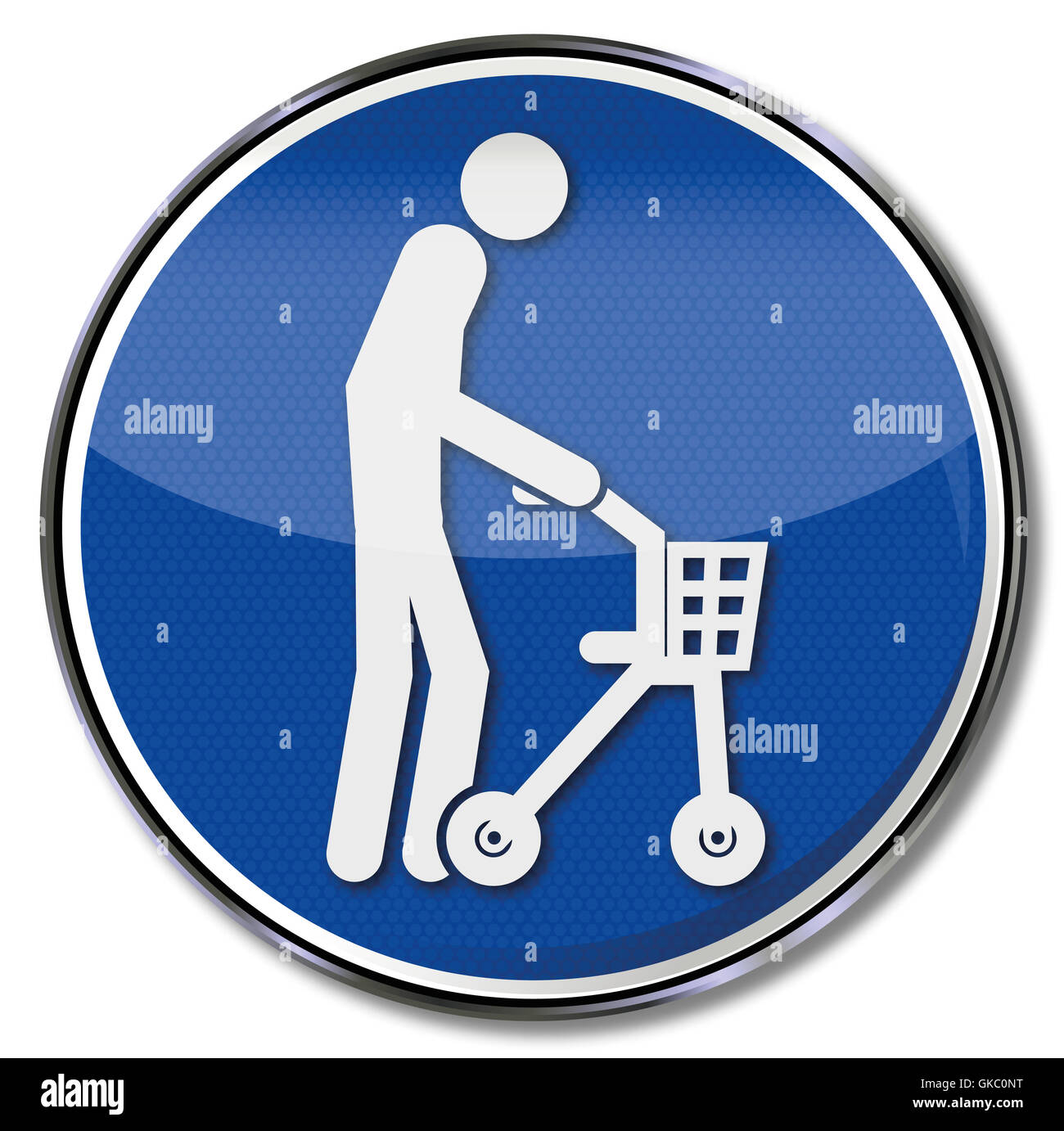 Old man with walker hi-res stock photography and images - Alamy