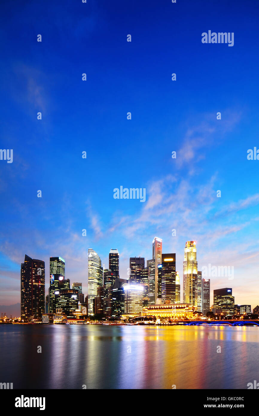 blue tower office Stock Photo - Alamy