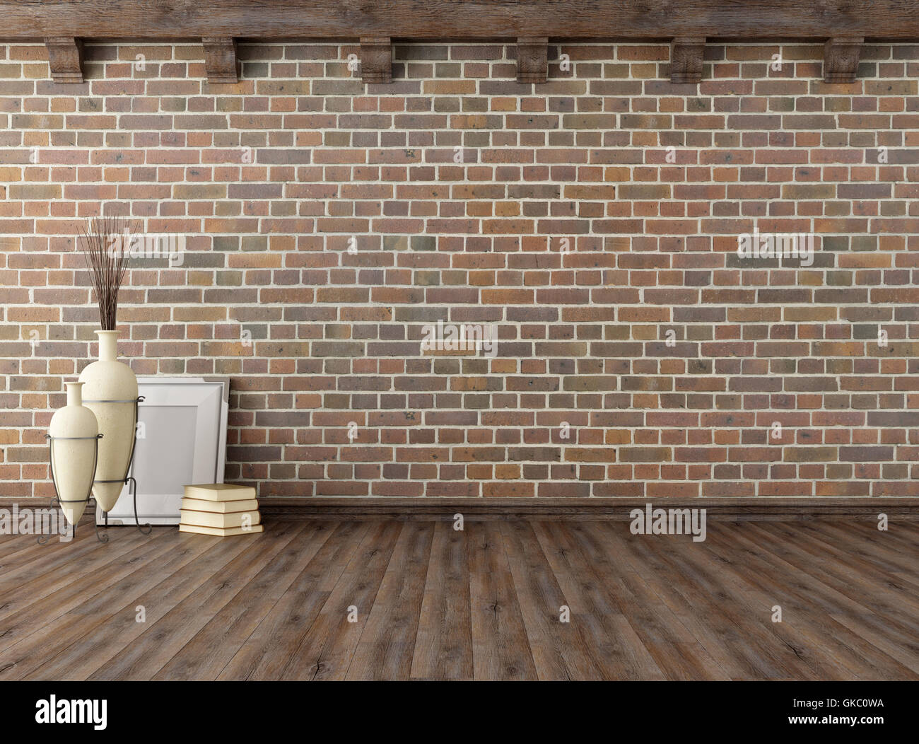 Vintage living room empty hi-res stock photography and images - Alamy