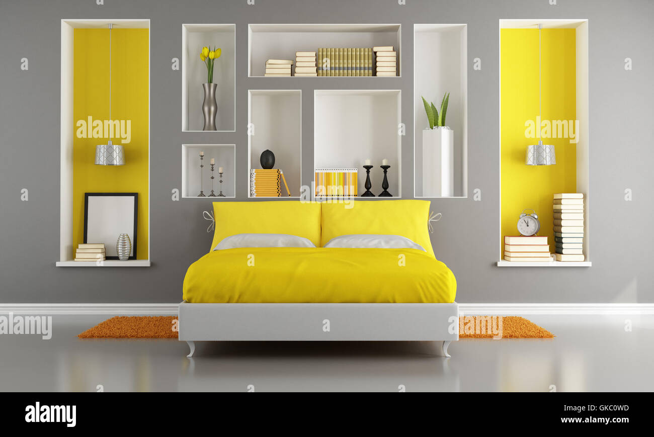 bed interior wall Stock Photo - Alamy