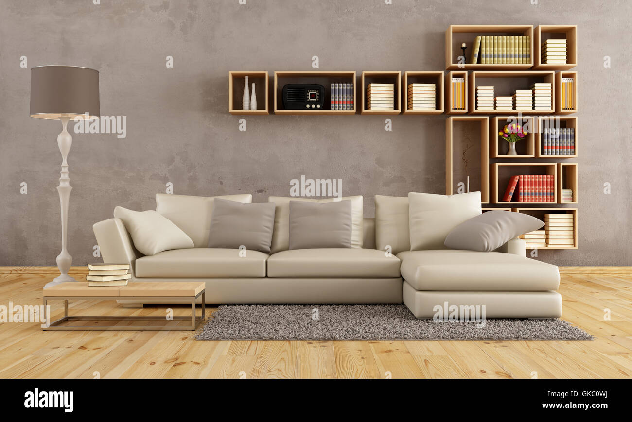 interior wall sofa Stock Photo - Alamy