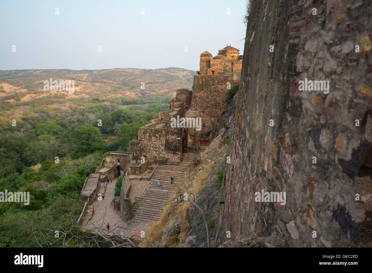 Ranthambhore Fort in Ranthambhore National Park, Rajasthan, India Stock ...