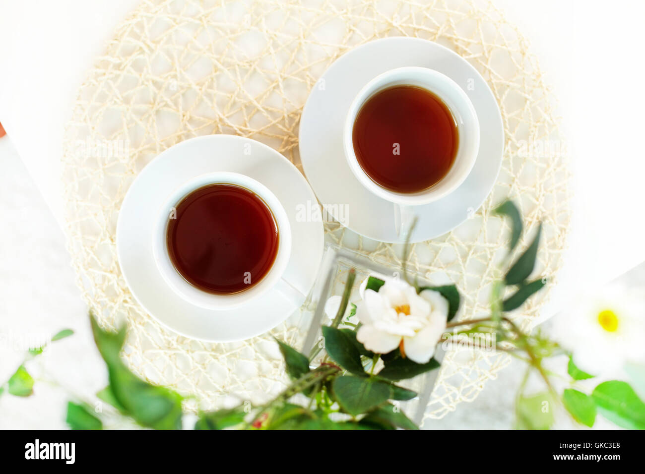 cup tea object Stock Photo - Alamy