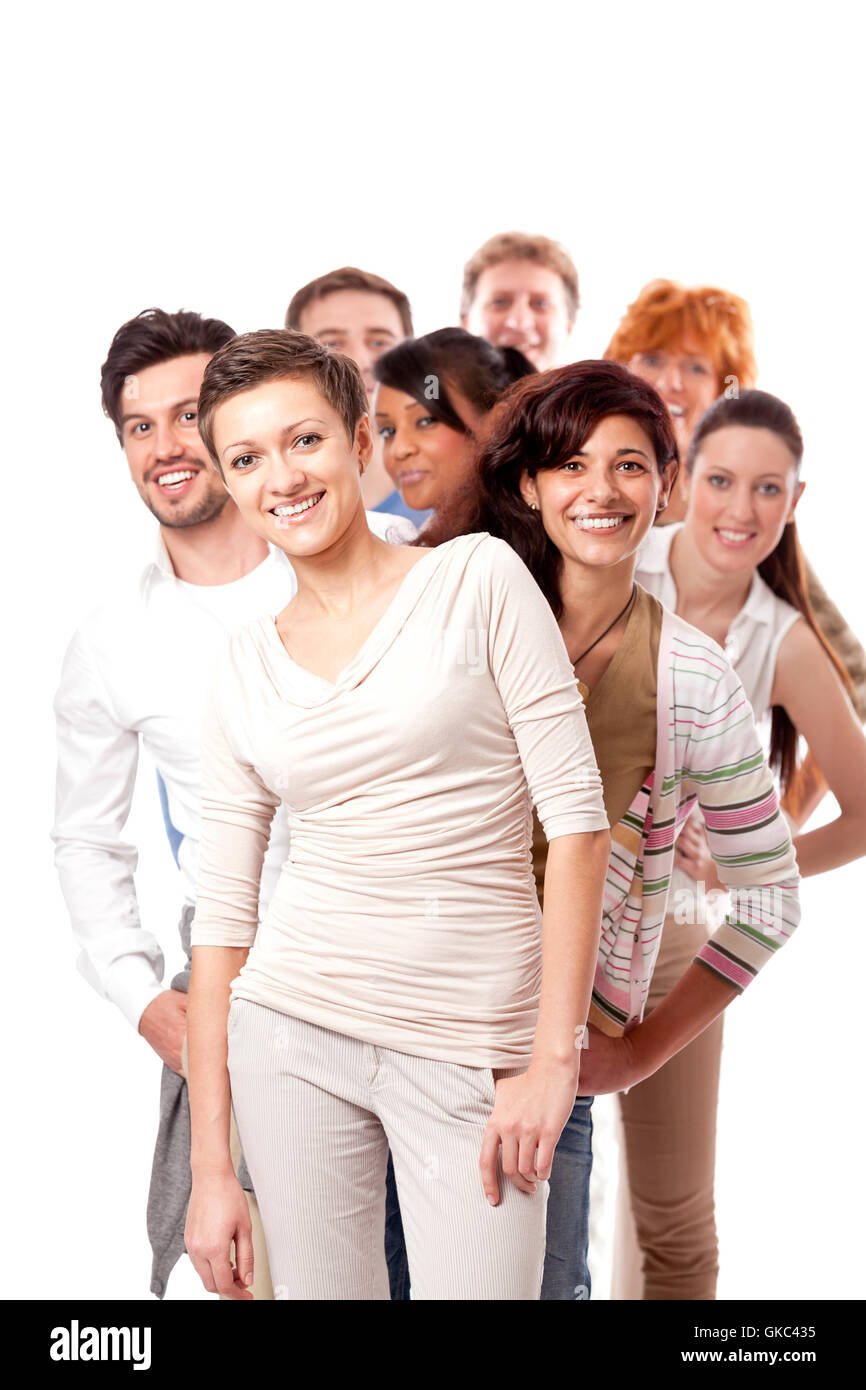young group team with people different aged business in Stock Photo - Alamy