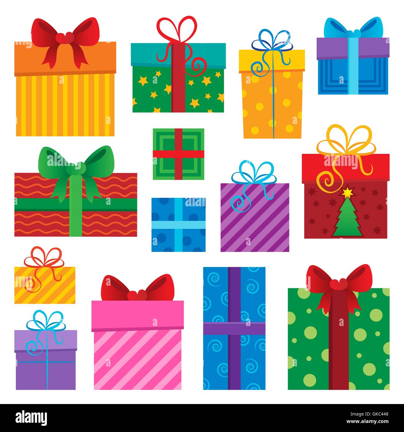 present gift package Stock Photo - Alamy